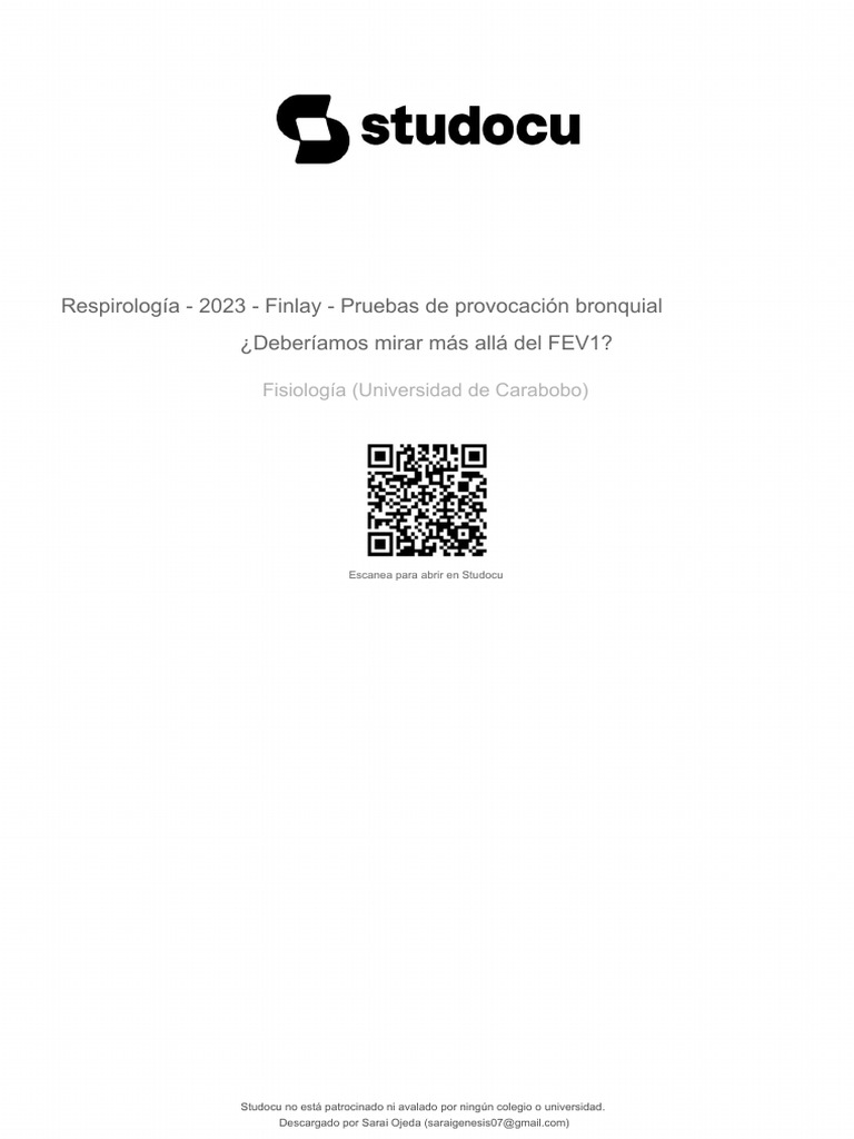 Respirology 2023 Finlay Bronchial Provocation Testing Should We Look ...