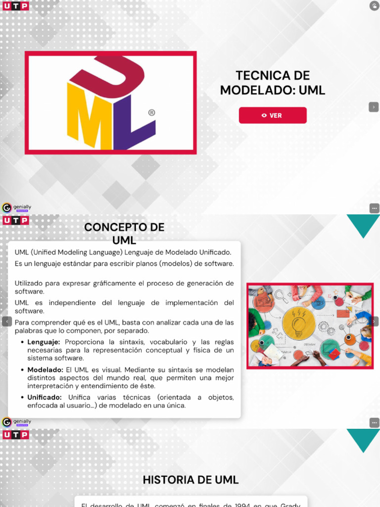 Semana 03 - Tema 01 - 03 Técnica de Modelado - UML | PDF