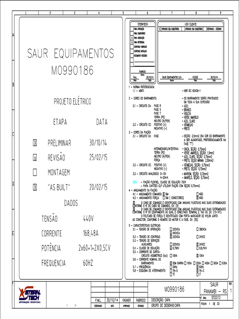 Diagrama Tombador SAUR | PDF