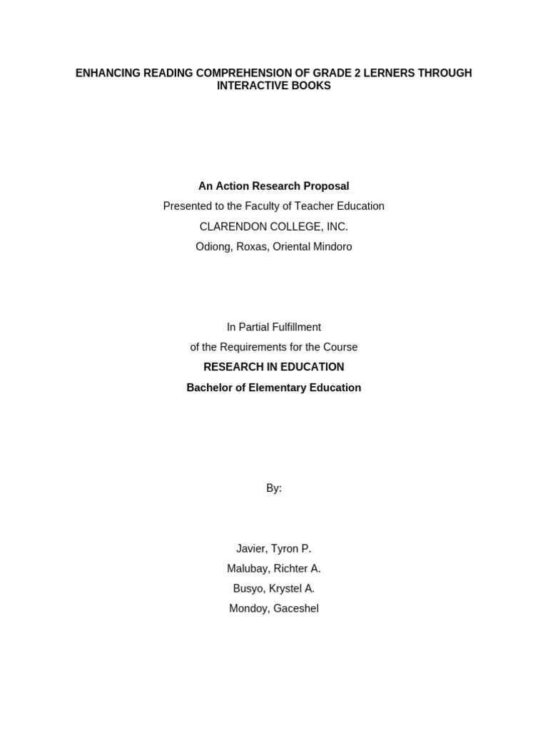 G6 RESEARCH Chapter II 1 | PDF | Reading Comprehension | Learning