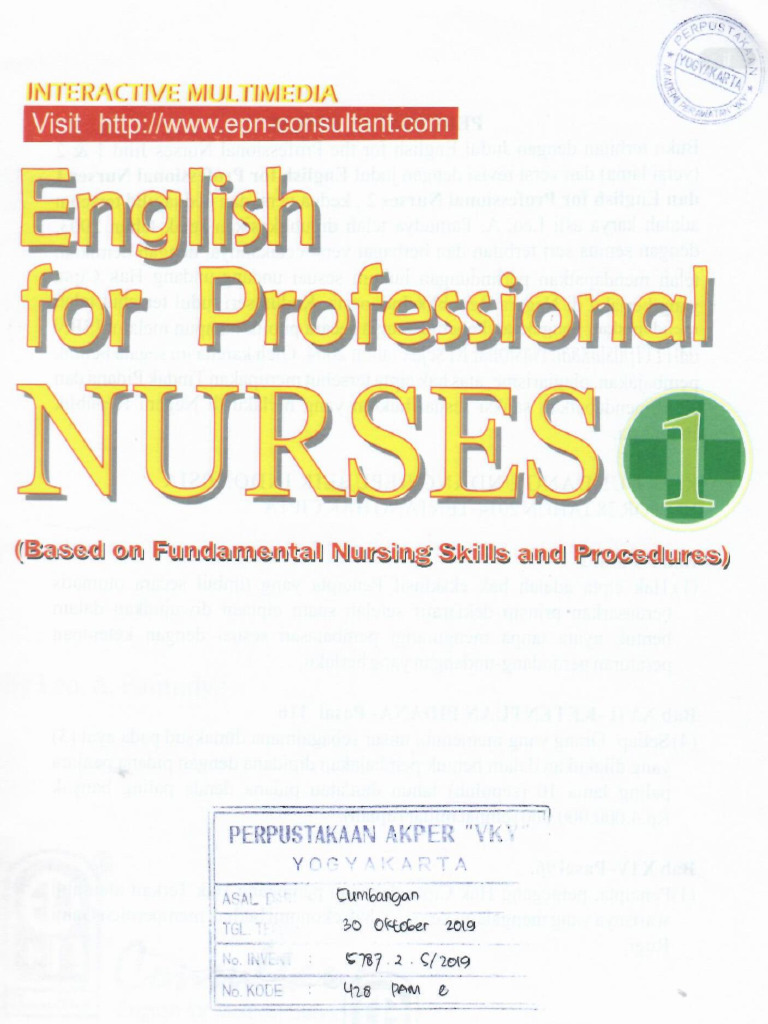 Modul English For Profesional Nurses | PDF