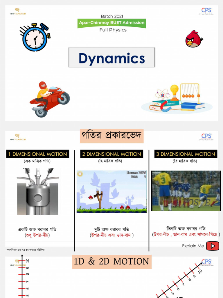 Dynamics Day 1 Lecture Sheet | PDF