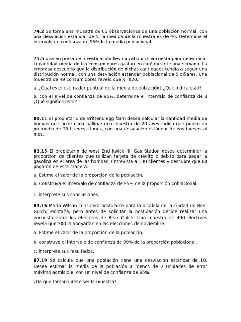 Chivo Estadistica | PDF