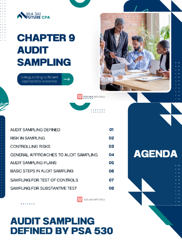Chapter 9 Audit Sampling | PDF