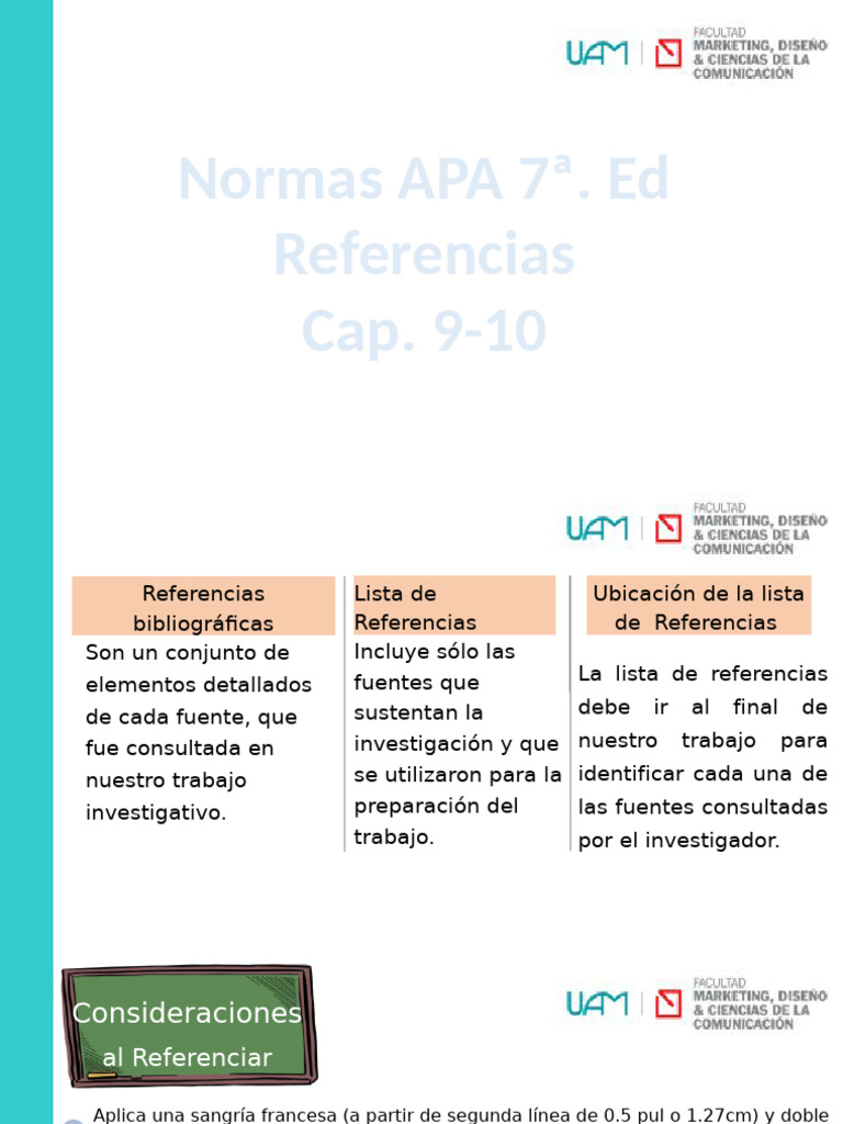 Referencias según normas APA 7ª | PDF | Estudios de idiomas extranjeros