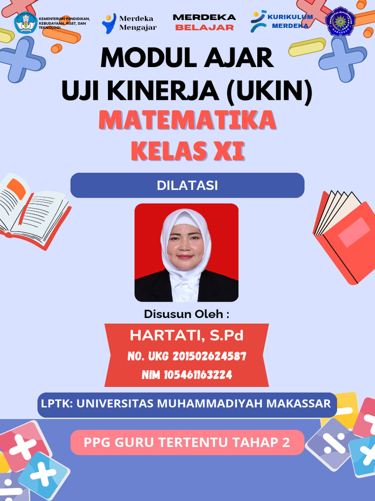 Contoh Cover Modul Ajar UKIN PPG 2025 | PDF