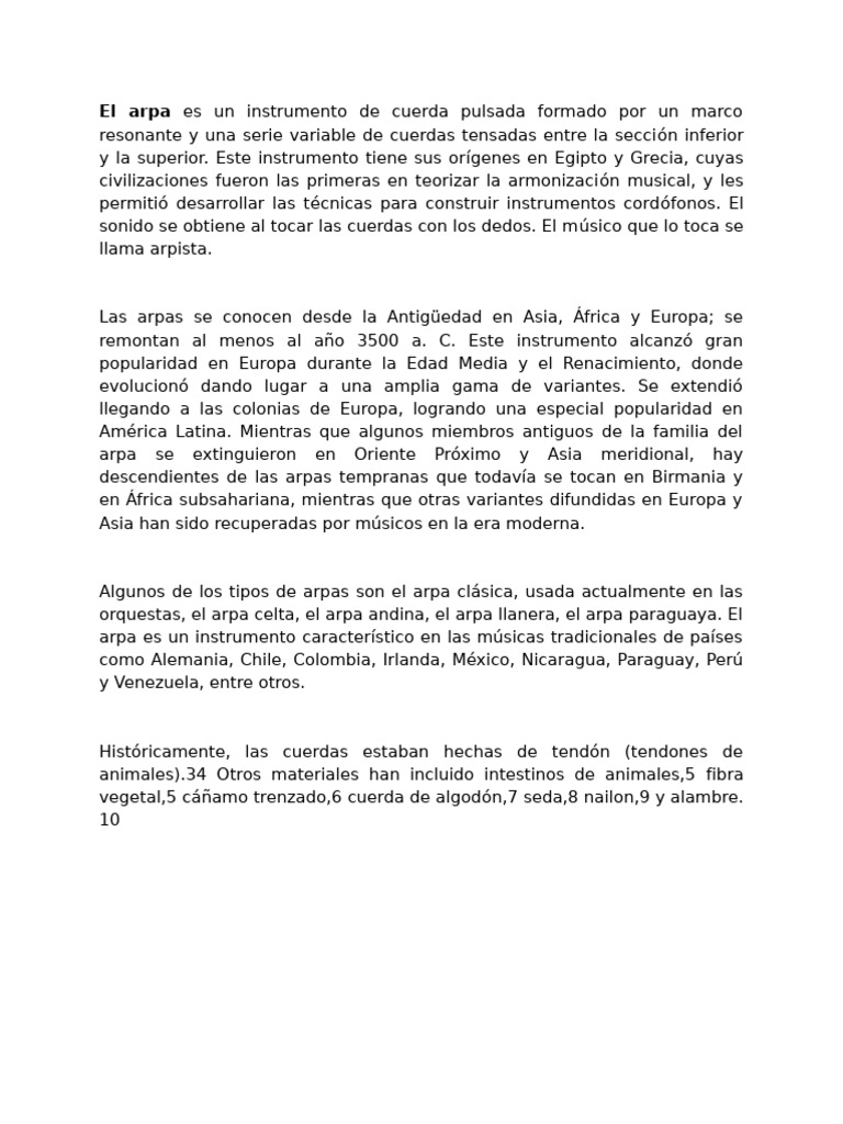 El Arpa | PDF | Ciencias sociales