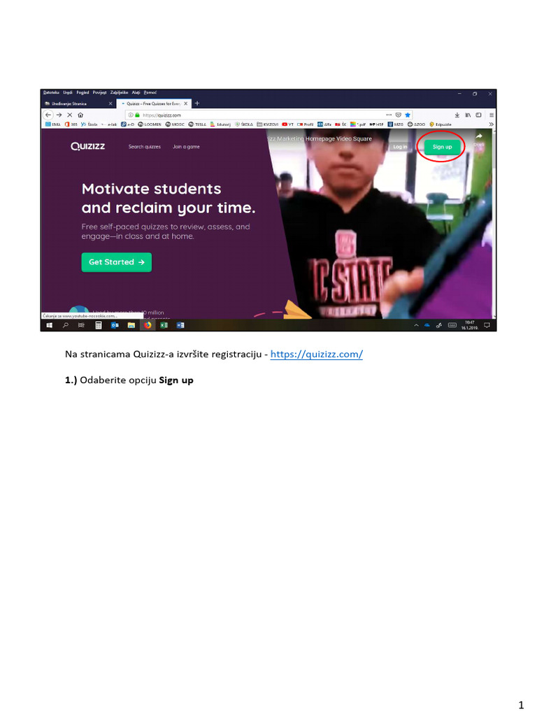 Quizizz Upute | PDF