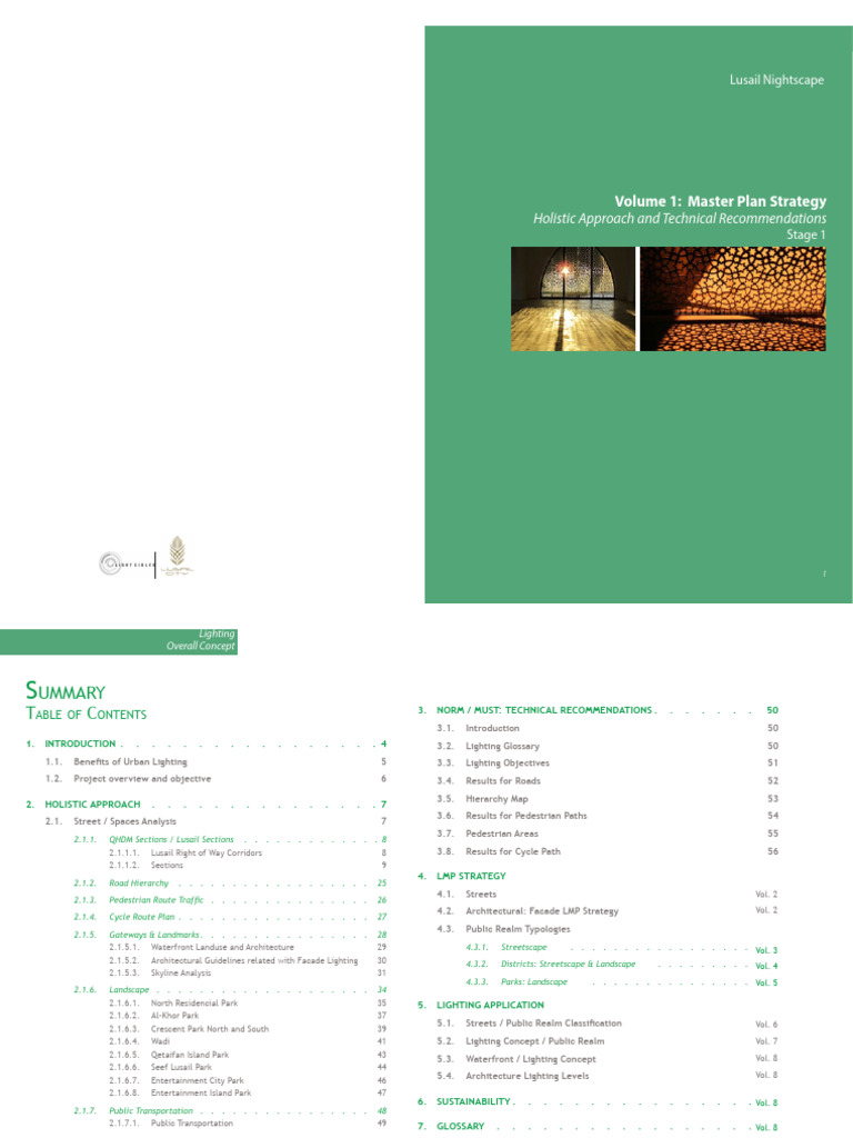 Nightscape Lighting Master Plan Strategy | PDF | Lighting | Traffic