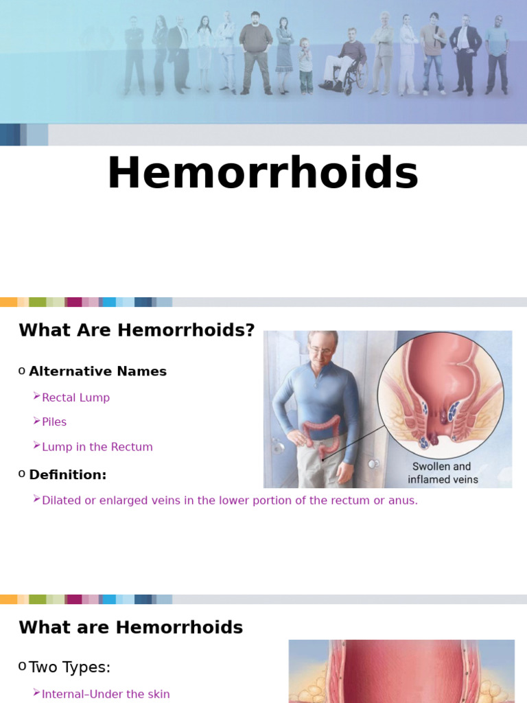 PD101 - Lec 11 Hemorrhoids | PDF | Hemorrhoid | Rectum