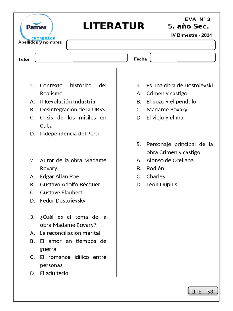 Contexto y Análisis de Madame Bovary | PDF