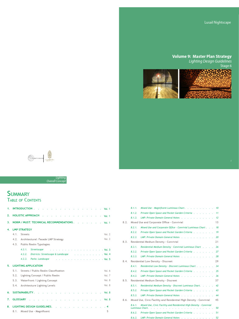 Nightscape Lighting Design Guidelines | PDF | Lighting | Mixed Use ...