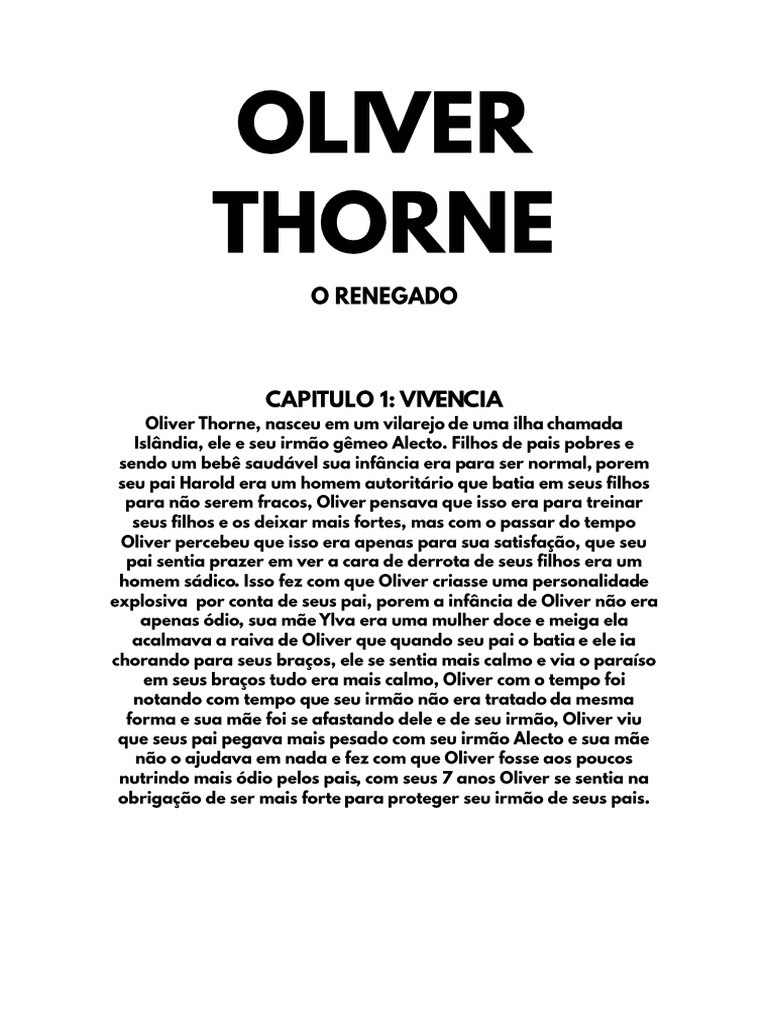 Oliver Thorne | PDF
