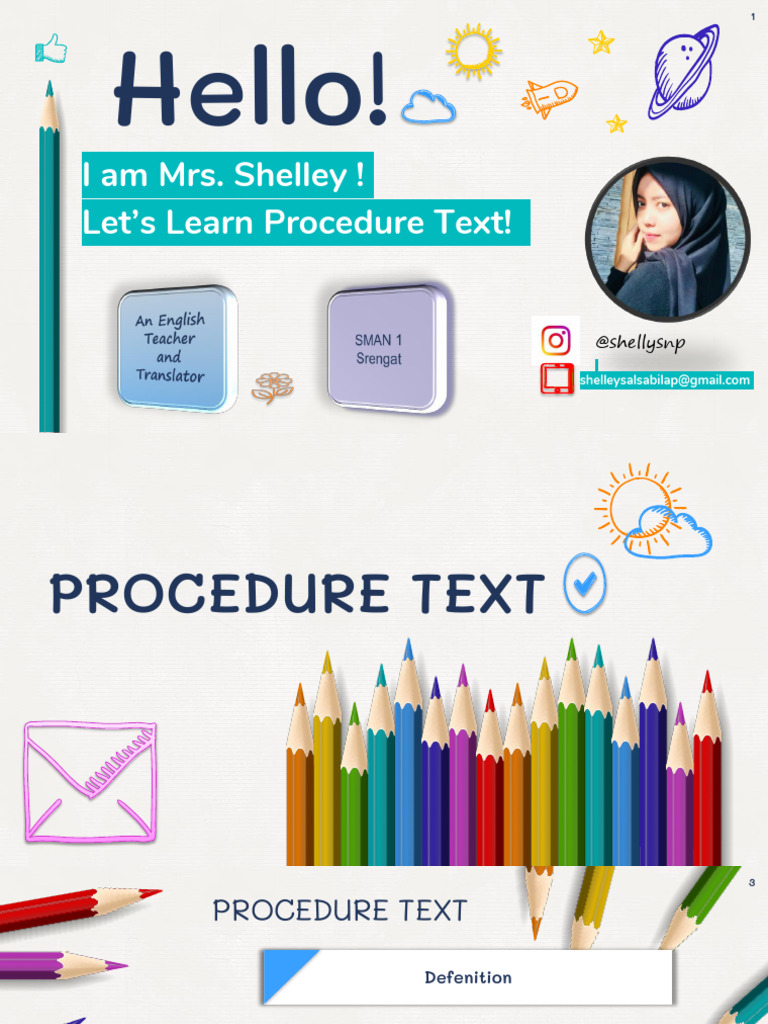 Procedure Text Lesson 4 For X Class | PDF | Self-Improvement