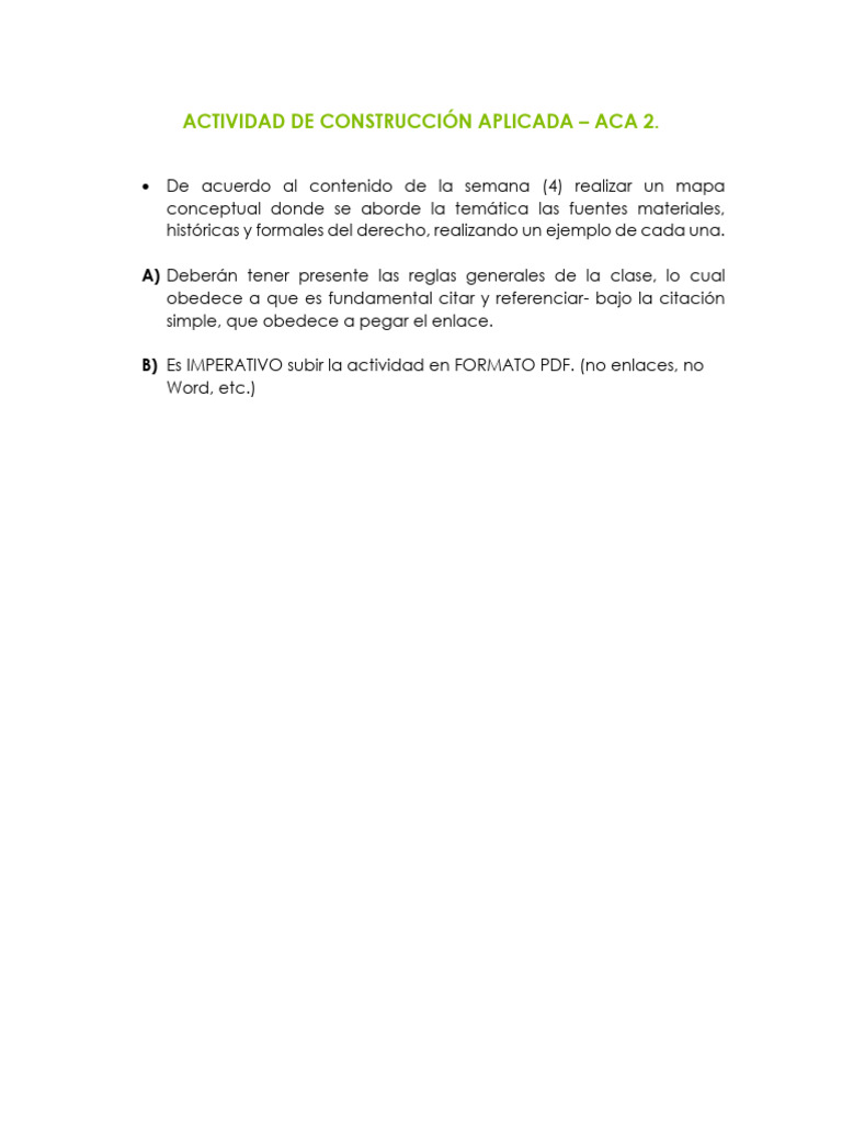 Actividad de Construcción Aplicada ACA 2 | PDF