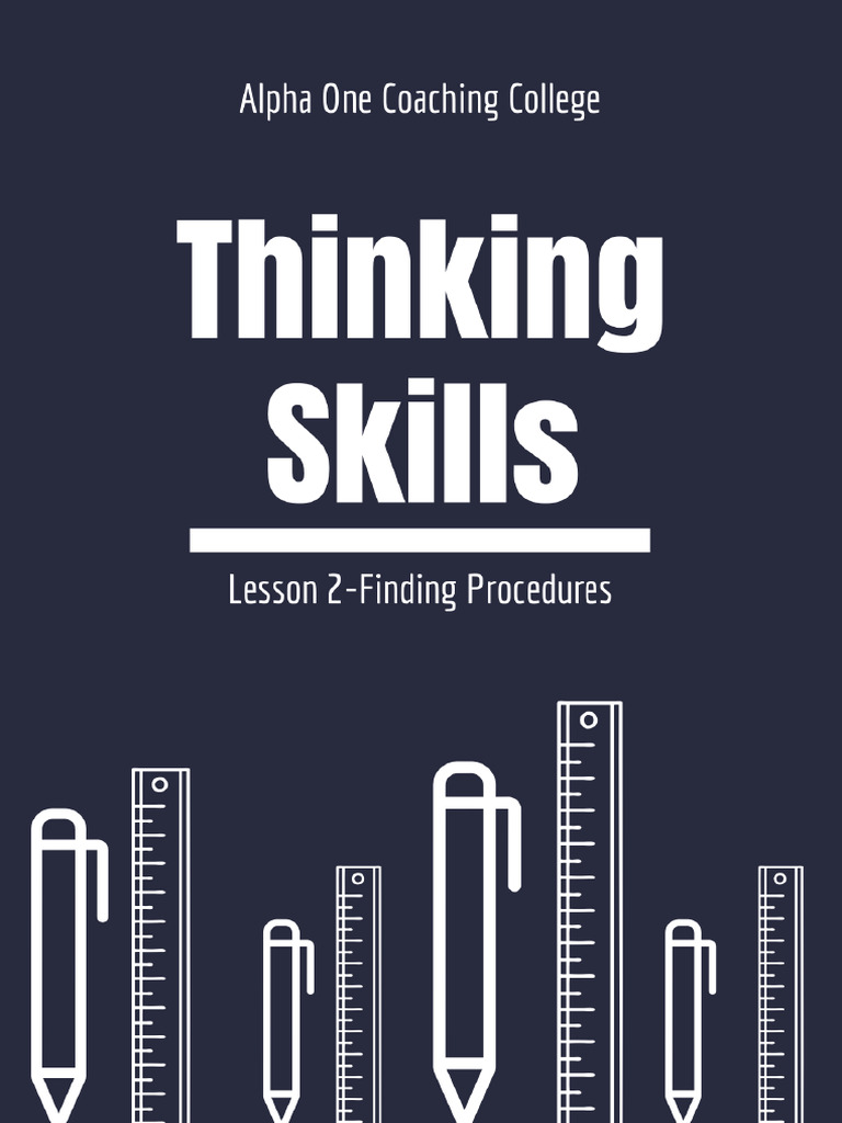 Lesson 2 - Finding Procedures (With Answers) | PDF