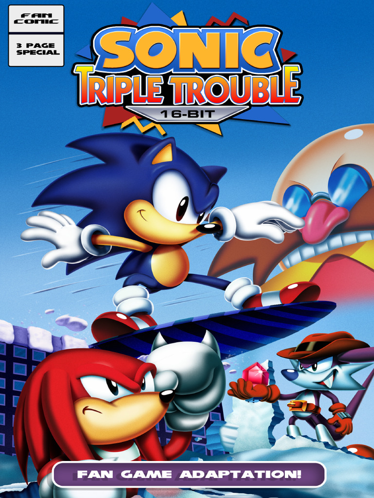 Sonic Triple Trouble 16 Bit - Tie in Comic | PDF