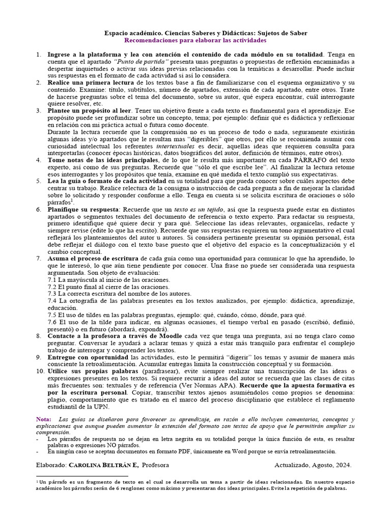 Decálogo 2024-II | PDF | Crecimiento personal y profesional