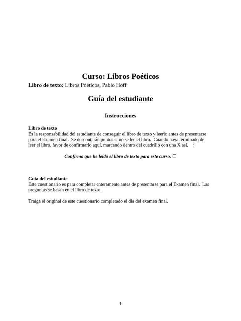 302 Libros Poeticos Guía de Estudiantes | PDF | Salmos | Libro de ...