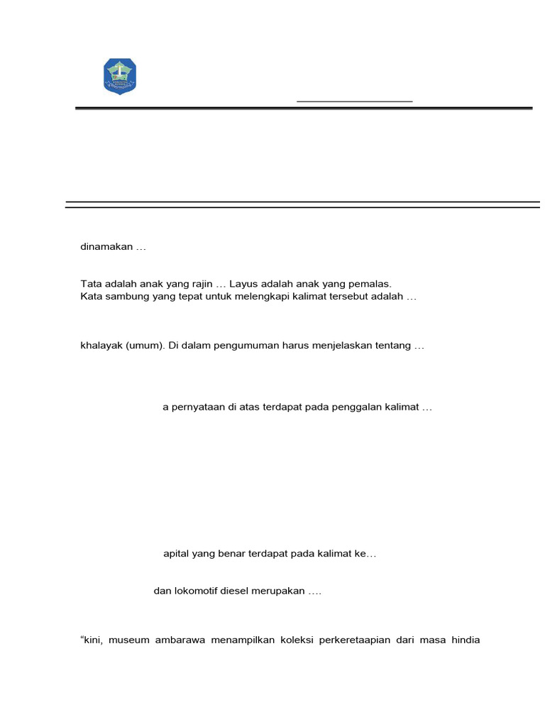 Sas 2 Bindo 5 | PDF | Kajian Bahasa Asing