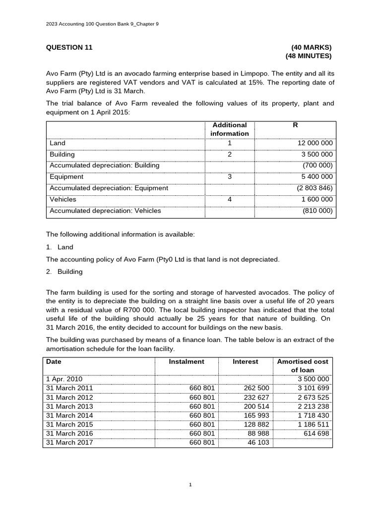 Chapter 9 - QB - Q11 - Solution | PDF | Depreciation | Book Value