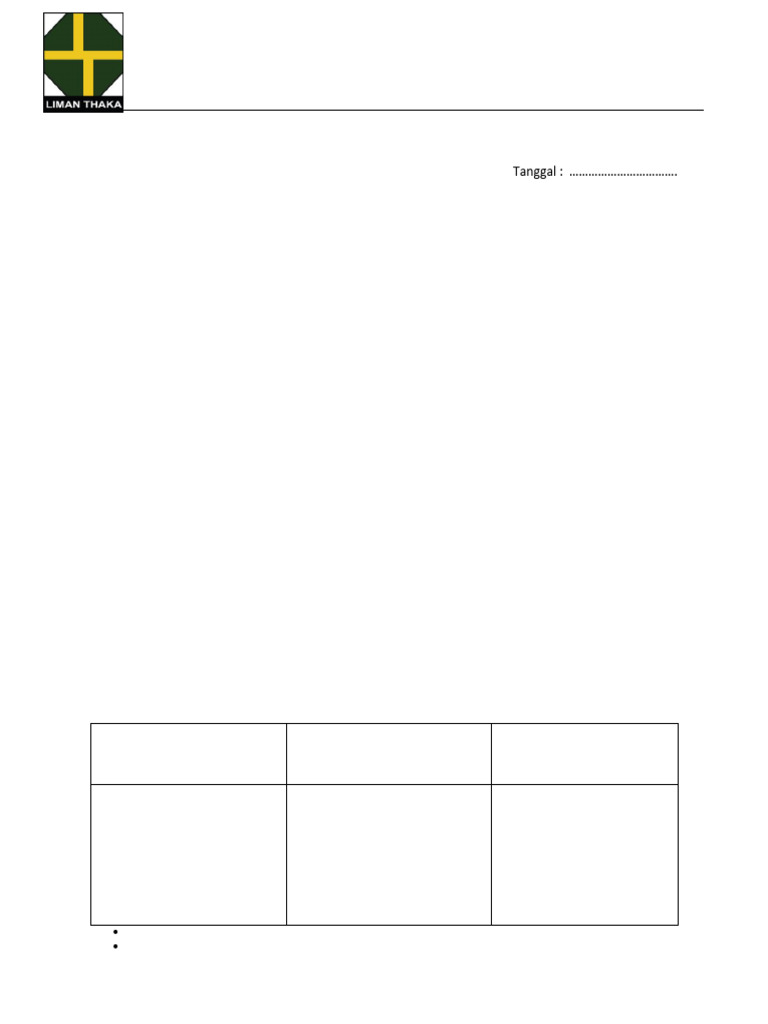 Formulir Data Pelanggan PT Liman Thaka | PDF | Karier & Perkembangan