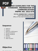 Revised PNP Communication Guidelines | PDF | Quotation Mark | Comma