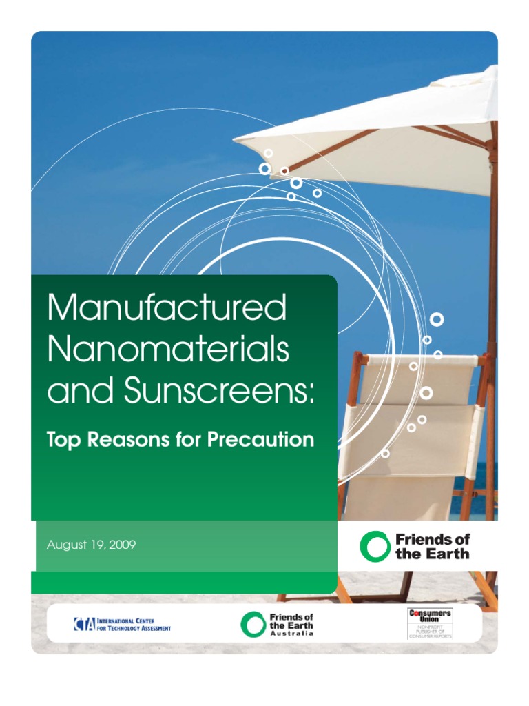 Nanomatz and Sunscreens | PDF | Nanomaterials | Sunscreen