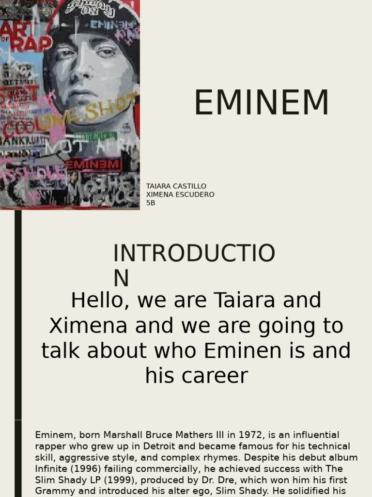 Eminem: Career and Legacy Overview | PDF
