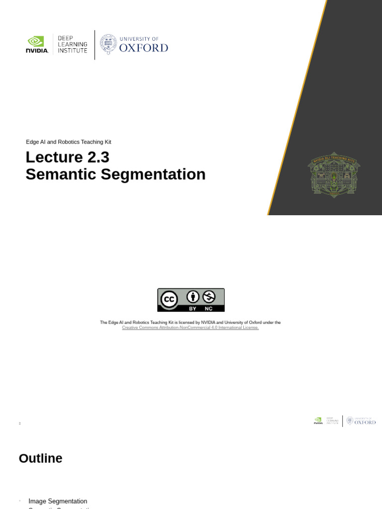 Lecture Sematic Segmentation Pdf Image Segmentation Machine Learning 0897