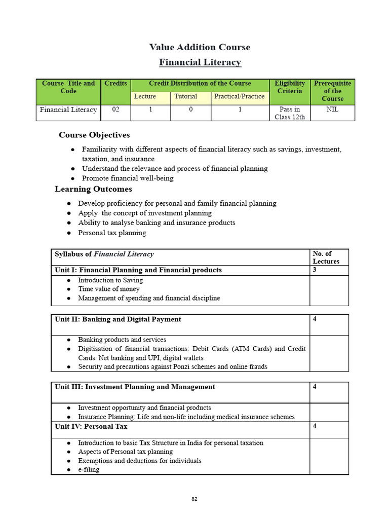 FL | PDF | Taxes | Financial Literacy