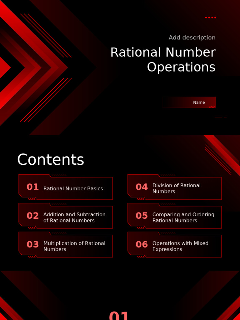 2425 - FT - Week 5 - Rational Number Operations | PDF | Rational Number | Numbers