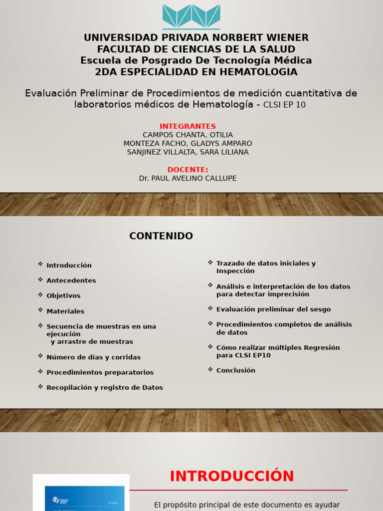 Clsi Ep10 TM | PDF | Análisis de regresión | Regresión lineal