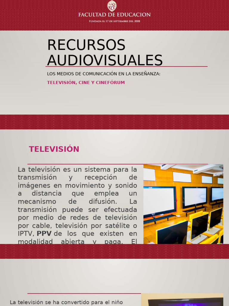 UD-5 - Recurso - Television y Cine | PDF | Televisión | Enseñando