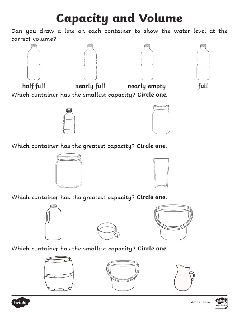 Ordering Capacity and Volume | PDF | Foreign Language Studies