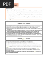 Tabel Huruf Hijaiyyah Sambung | PDF