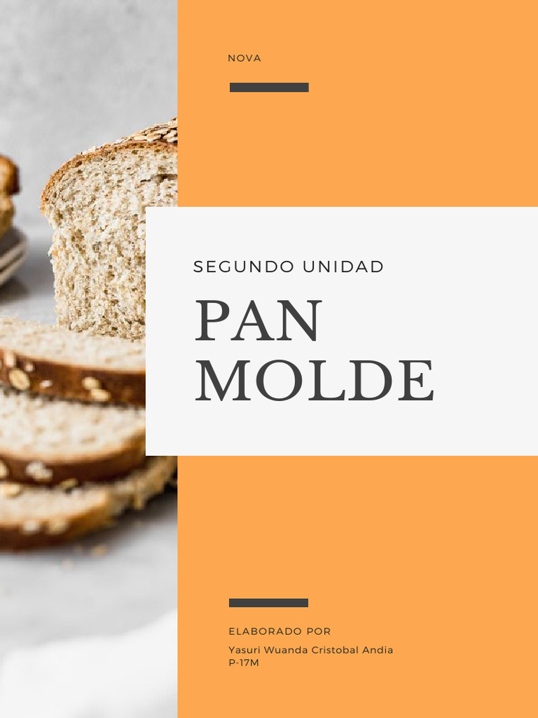 Tipos y Proceso del Pan de Molde | PDF | Panes