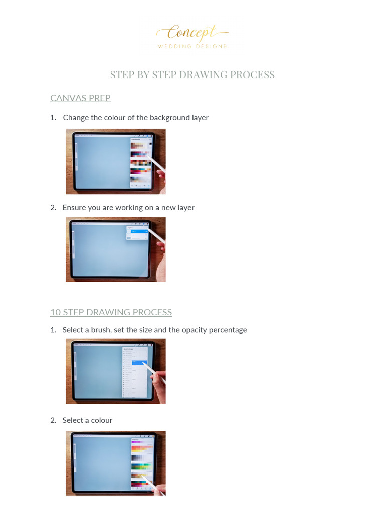 10StepDrawingProcess CWD | PDF