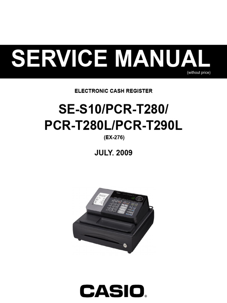 Casio PCR t280 | PDF | Read Only Memory | Random Access Memory