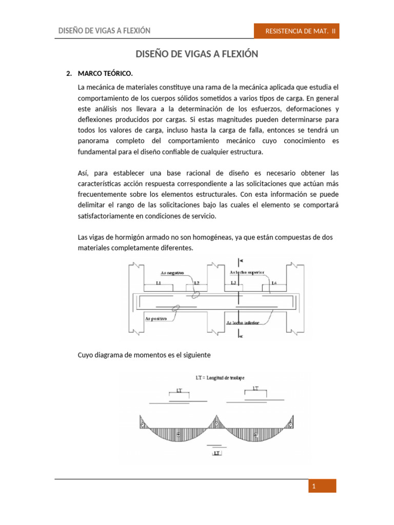 PROYECTO | PDF | Viga (Estructura) | Doblar