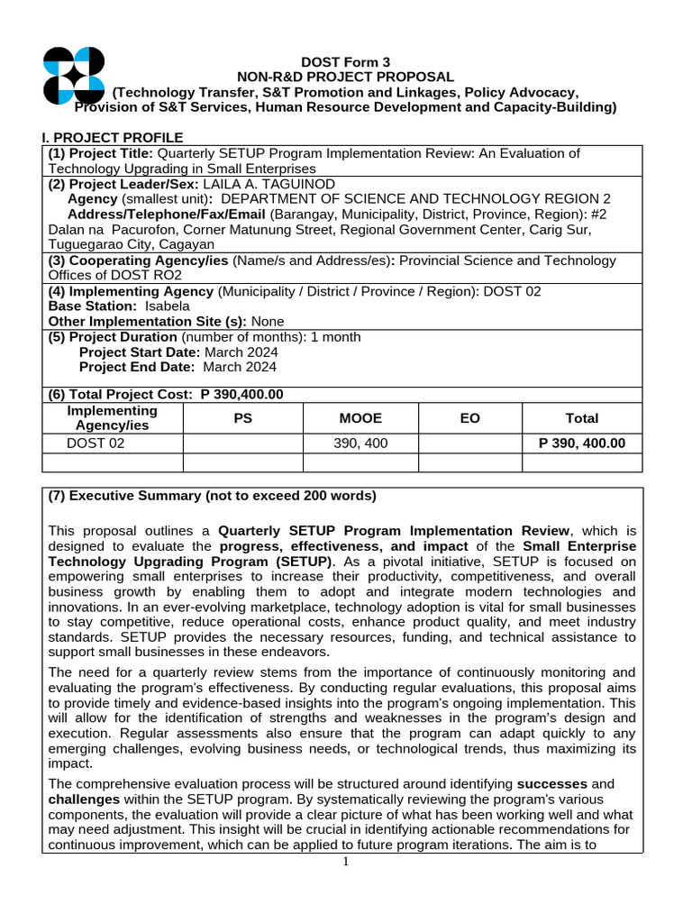 Setup Pir | PDF | Evaluation | Performance Indicator