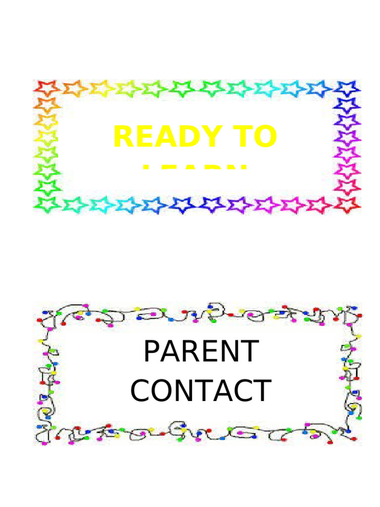 Behaviour Table | PDF | Self-Improvement