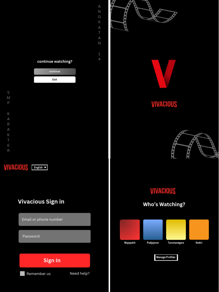 Template Yearbook Tema Netflix | PDF