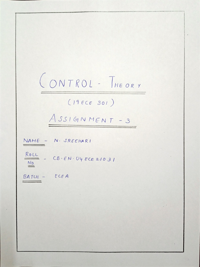 N Sreehari - Assignment | PDF