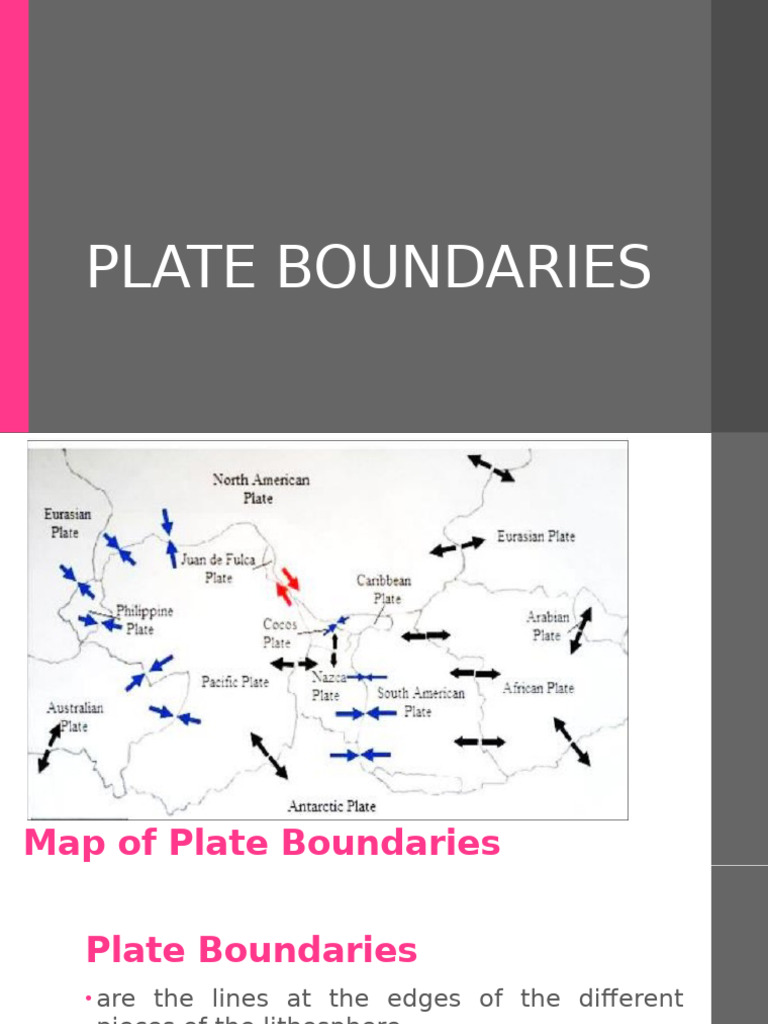 Plate Boundaries | PDF | Plate Tectonics | Volcano