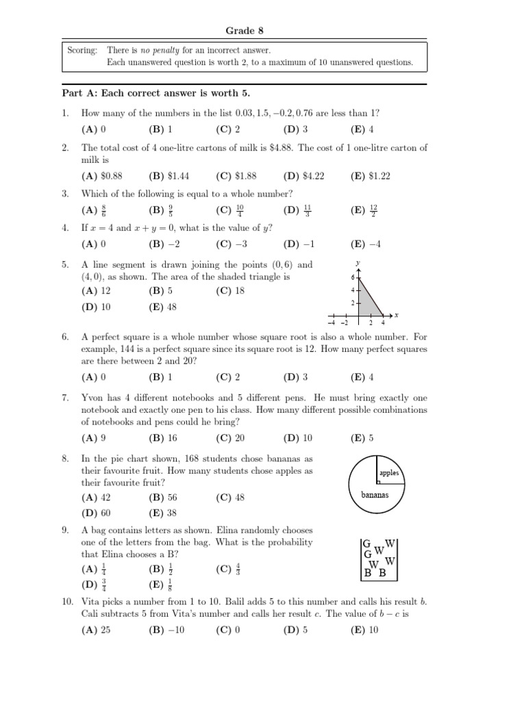 Gauss Combined G8 2020 | PDF | Rectangle | Sequence