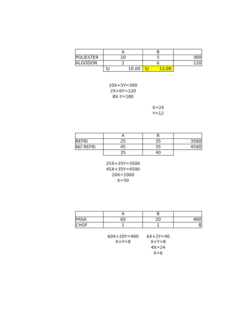 Math Problem Solutions | PDF