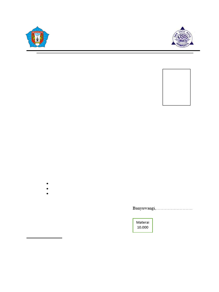 CV. Calon OSIS 2024-2025 | PDF