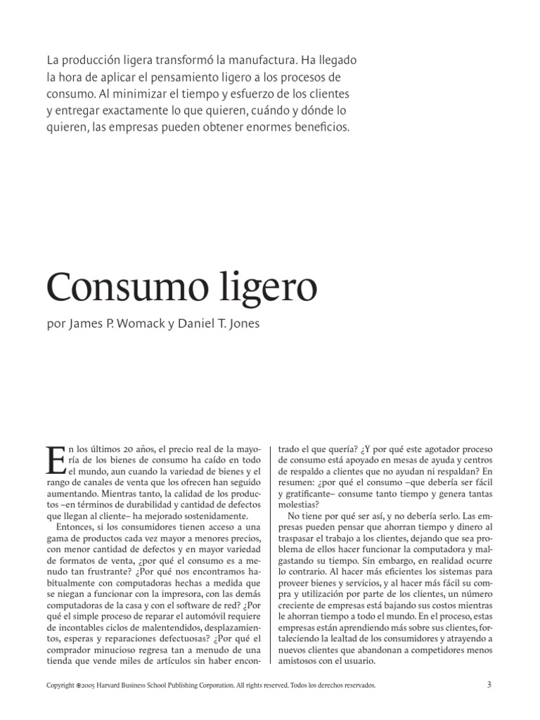 Consumo Ligero | PDF | Los consumidores | Consumo (economía)