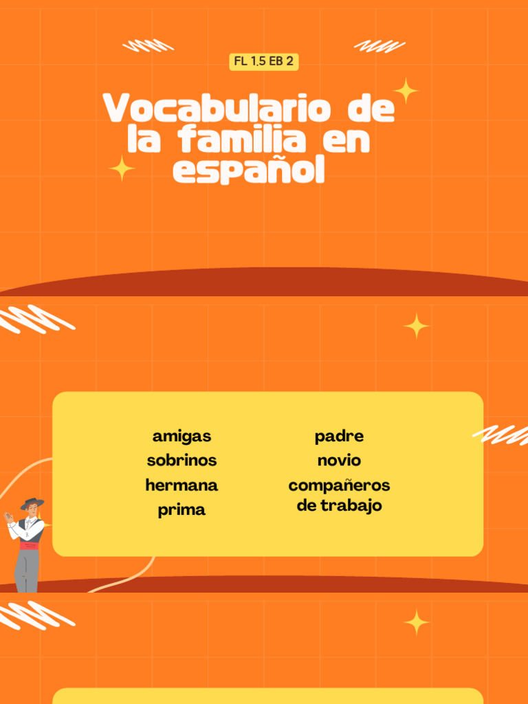 Vocabulario de La Familia en Español | PDF | Arte | Religión y ...